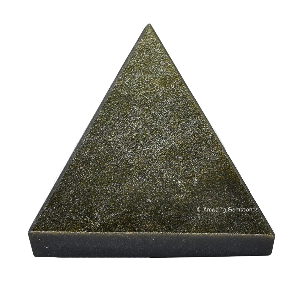 Gold Sheen Obsidian Pyramid - Premium Crystal Pyramid