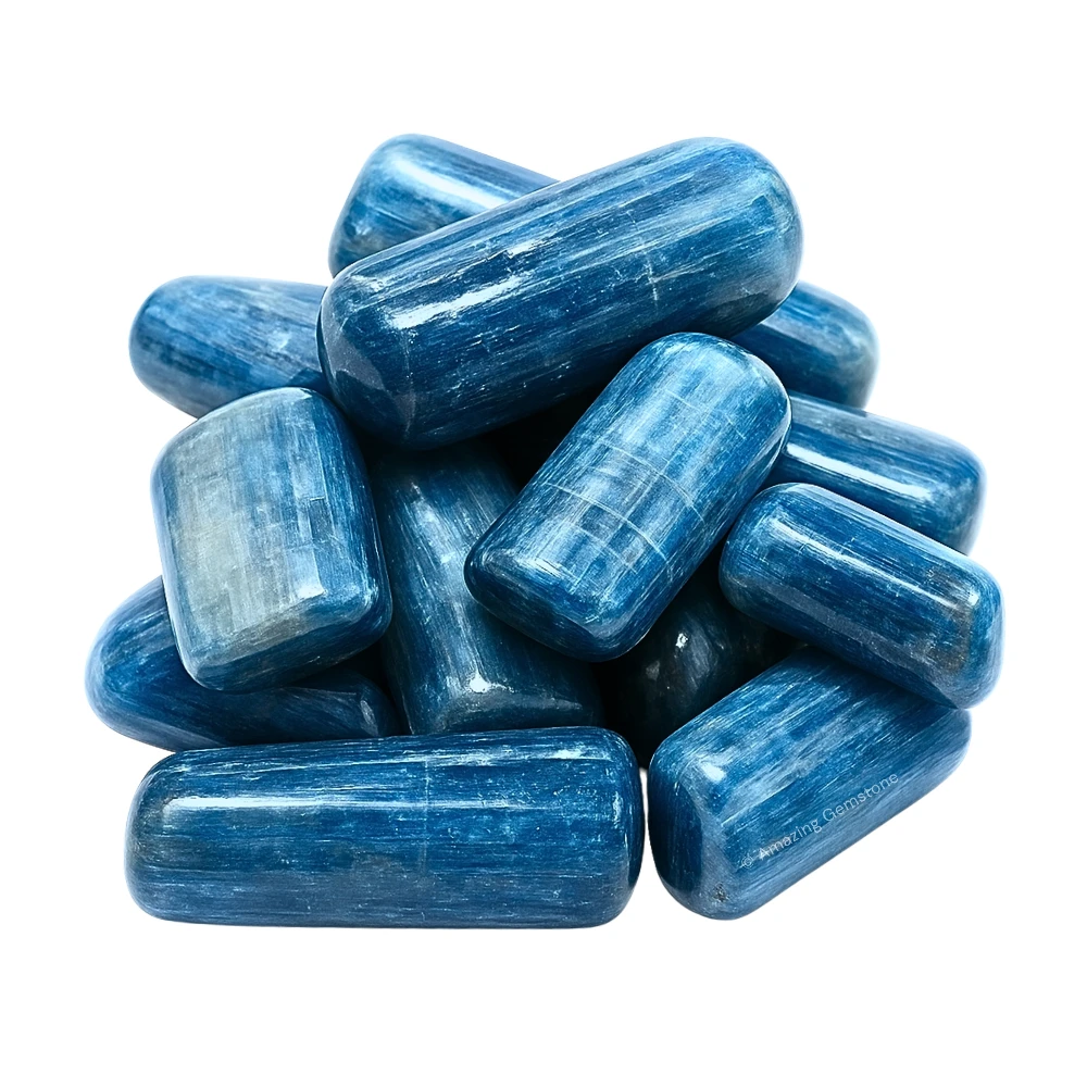 Tumbled Kyanite Stones - Premium Polished Tumbled Crystals