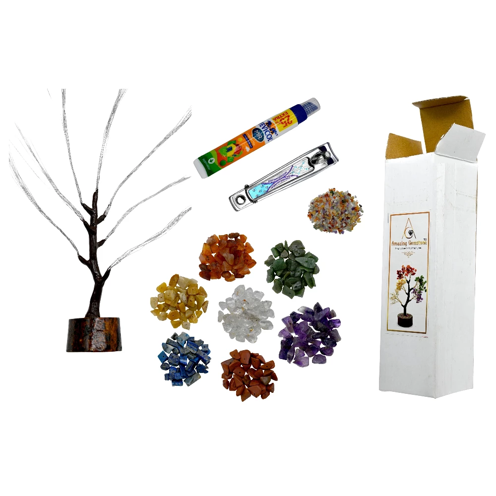DIY Chakra Tree Kit - Gemstone Crystal Tree