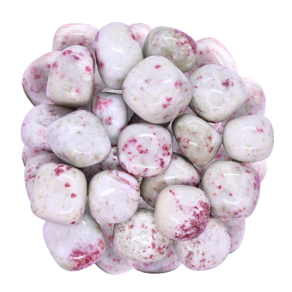 Tumbled Cinnabarite Stone Crystals