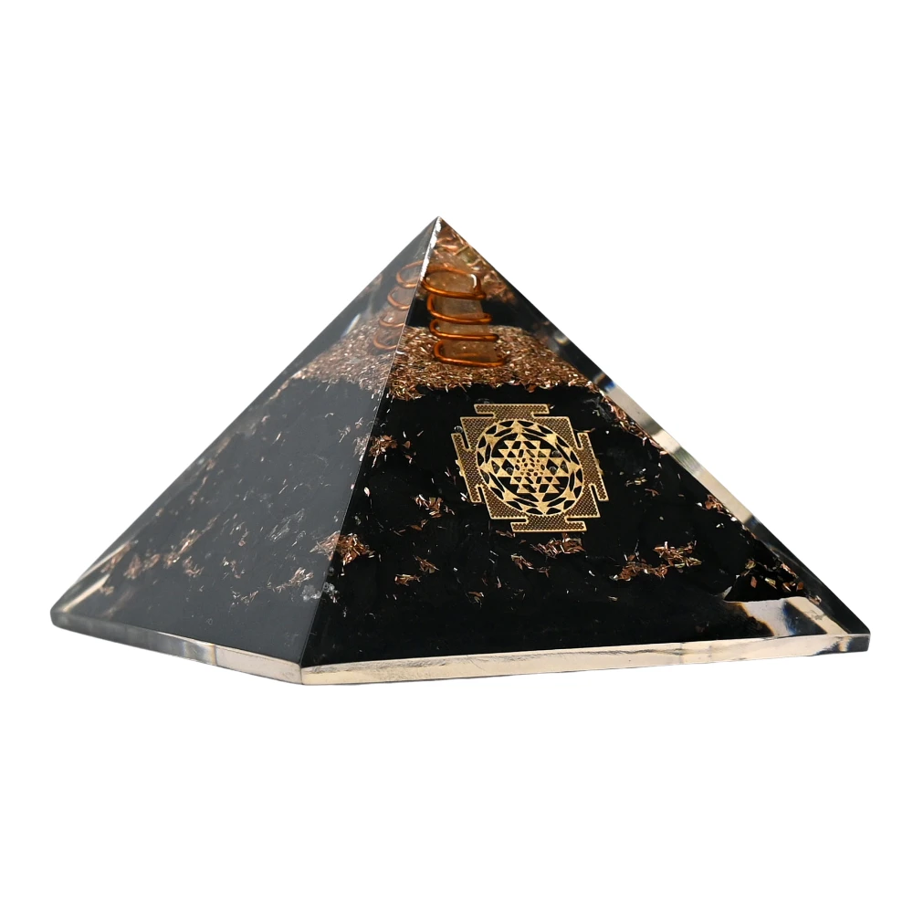 Shungite Orgone Pyramid - Premium Organite Orgonite Pyramid