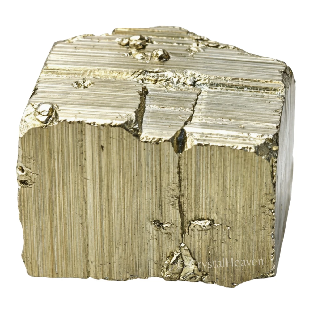 Natural Raw Pyrite Cube – Golden Crystal Stone