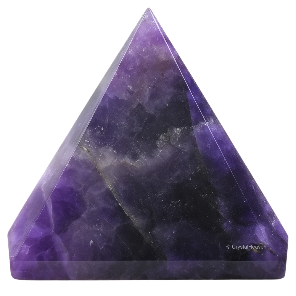 Amethyst Crystal Pyramid - Premium Feng Shui Reiki Healing Pyramid