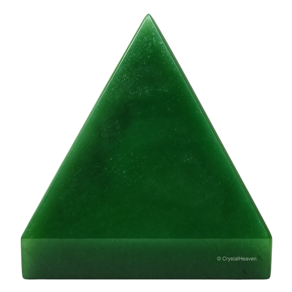 Green Aventurine Crystal Pyramid - Premium Feng Shui Reiki Healing Pyramid