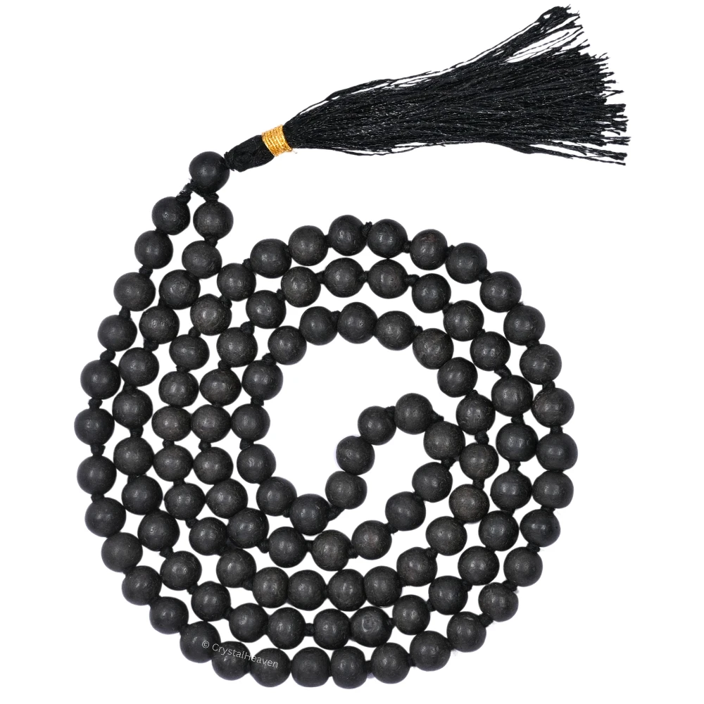 Karungali Malai Mala Original - Premium Ebony Wood Japa Mala