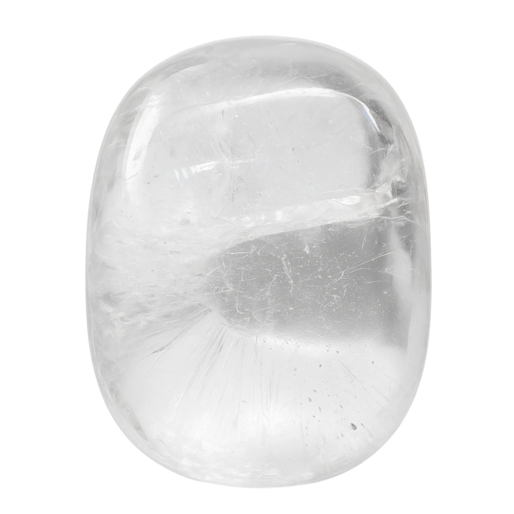 Tumbled Clear Quartz Stones - Premium Polished Tumbled Crystals