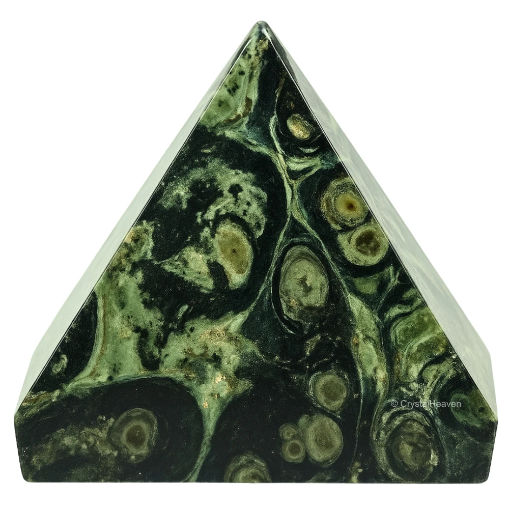 Kambaba Jasper Crystal Pyramid - Premium Feng Shui Reiki Healing Pyramid