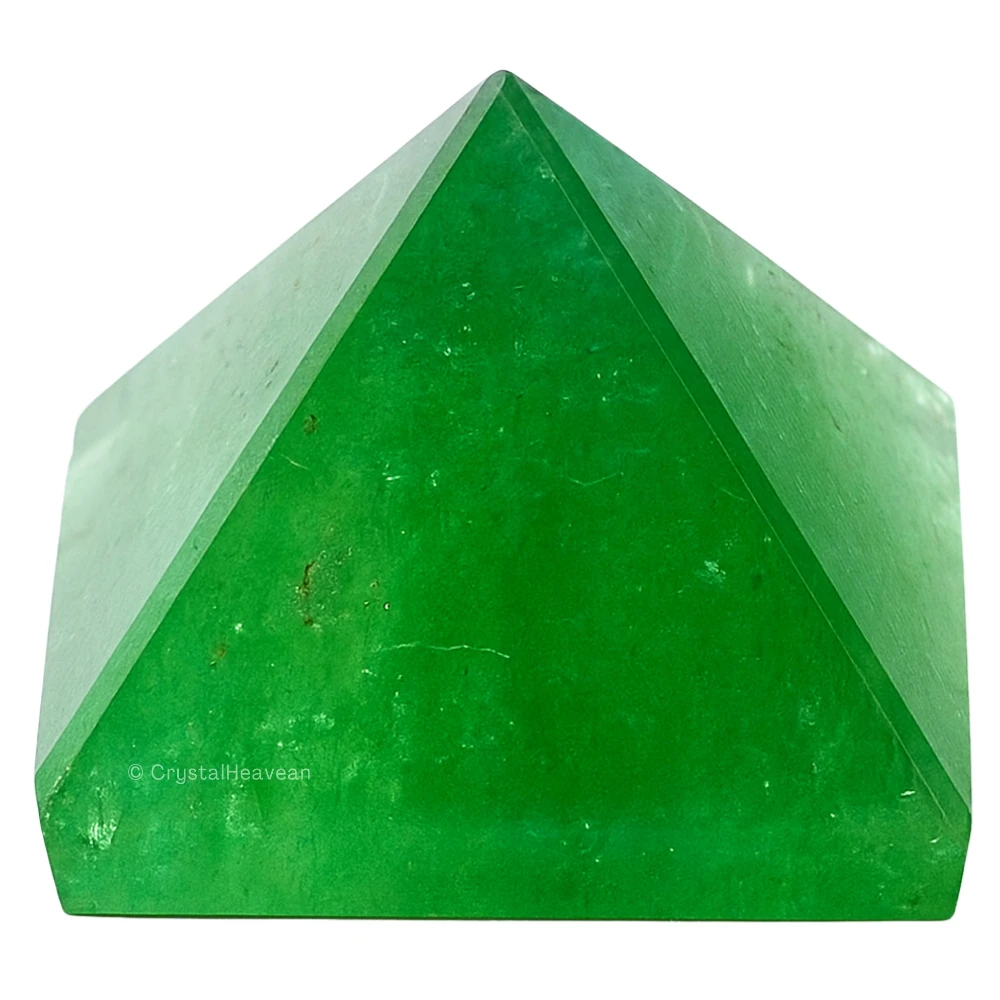 Green Strawberry Quartz Pyramid - Premium Crystal Pyramids