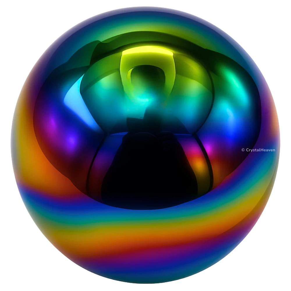 Titanium Aura Quartz Crystal Ball - Premium Crystal Crystal Spheres for ...